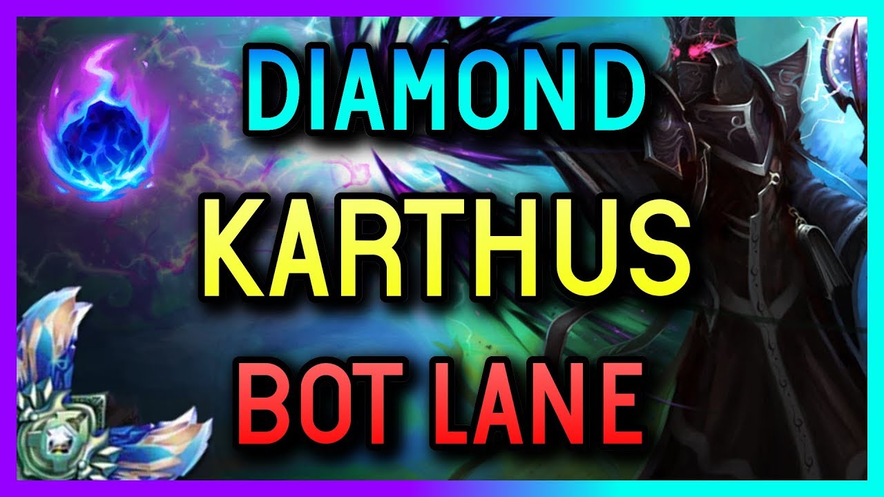 DIAMOND ADC / BOT KARTHUS GAMEPLAY SEASON 8 - League of Legends - YouTube