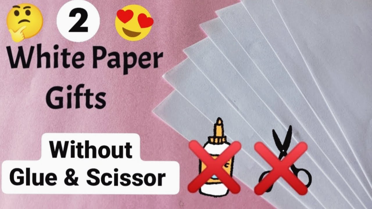 2 Easy and Cheap White Paper Craft Ideas | Gift Ideas | DIY Craft ...