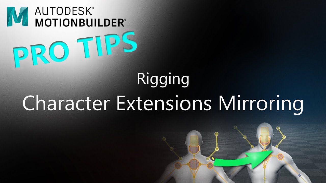 MotionBuilder ProTips - Rigging - Extensions Mirroring - YouTube