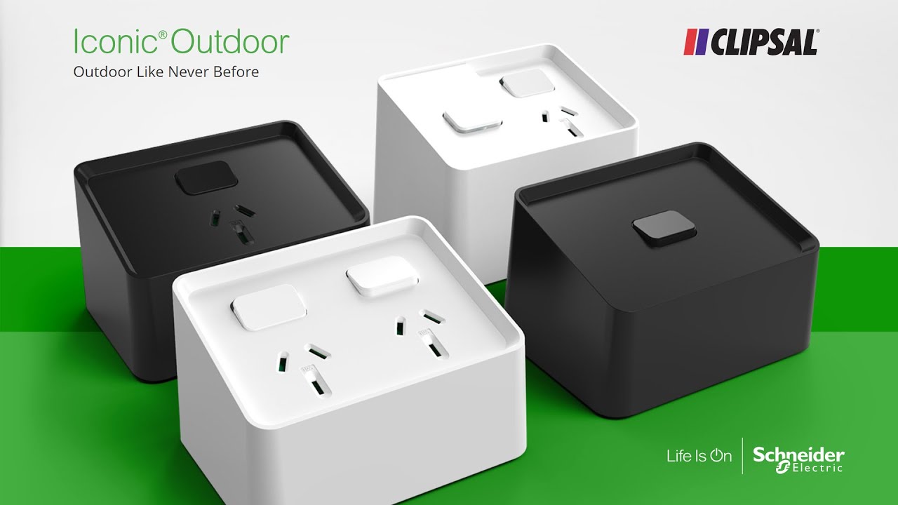 Clipsal Iconic Outdoor Range - Tradezone - YouTube