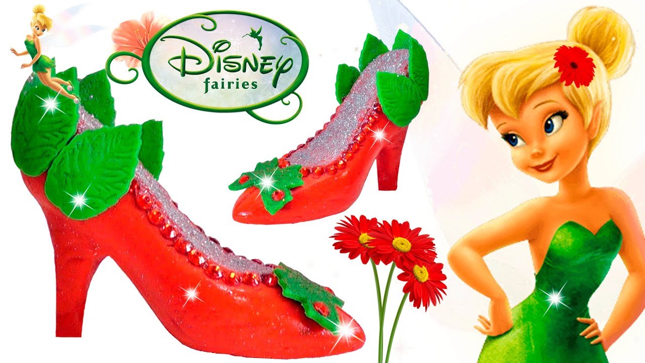 Play Doh Disney Fairy Princess Tinker Bell Super Glitter High Heels ...