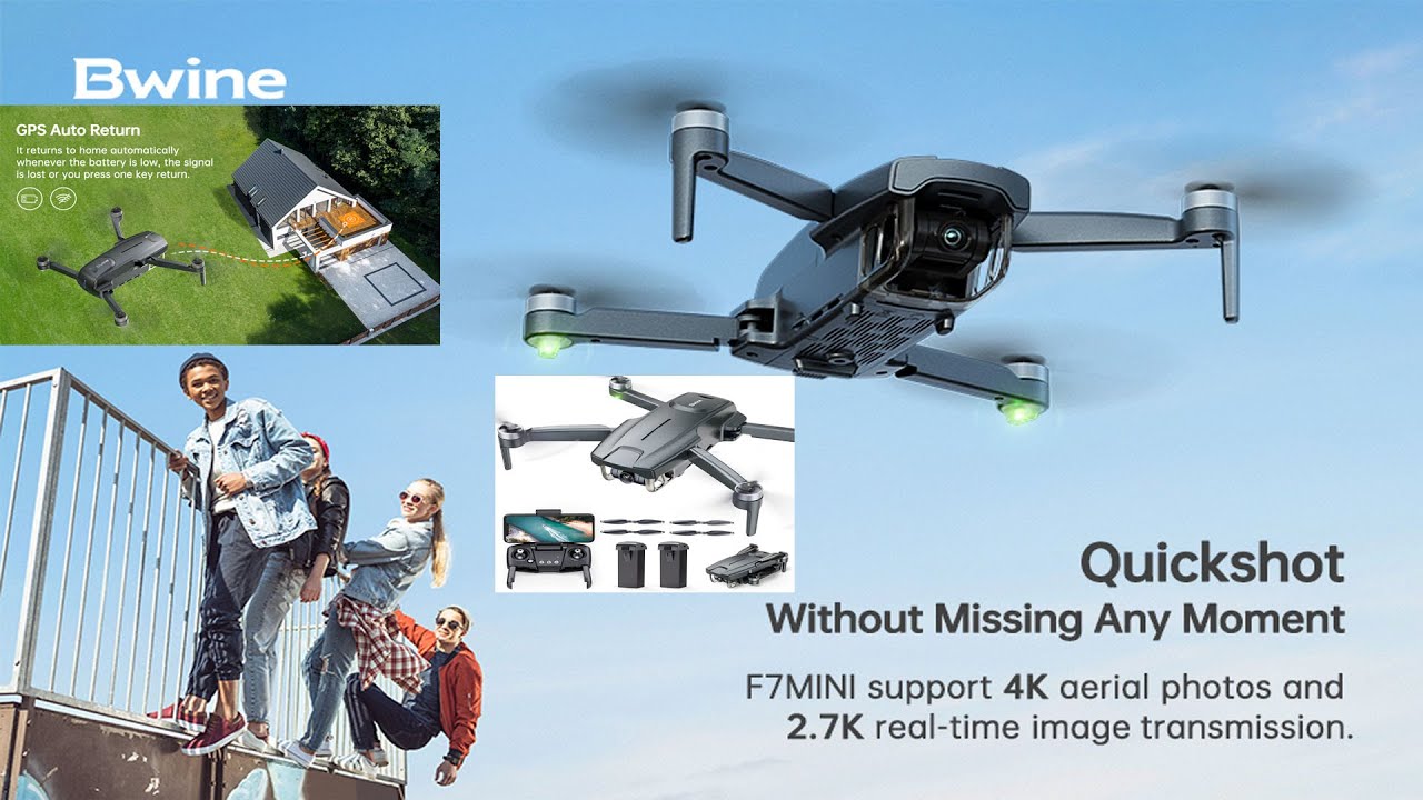 Bwine F7MINI Drones with Camera for Adults 4K 60Mins Flight Time, 5GHz WiFi Transmission#amazon ...