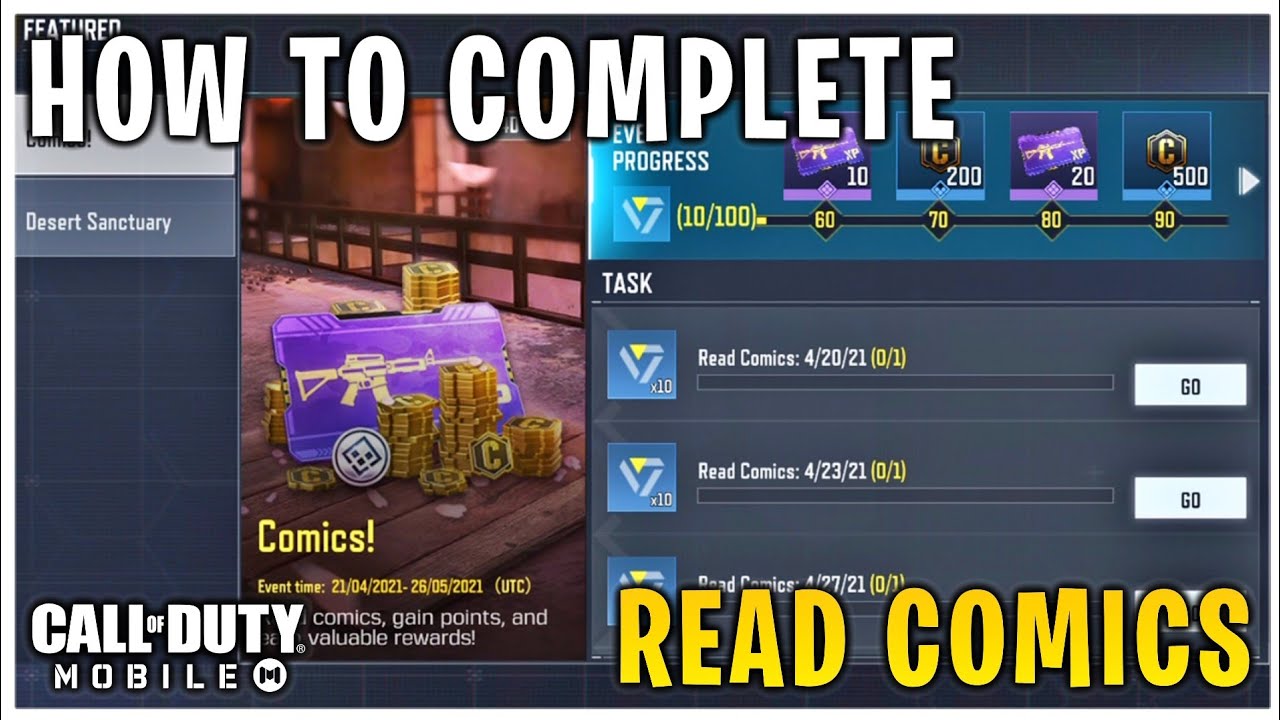 COD MOBILE! How To Complete New Event Comics in COD MOBILE! Read Comics ...