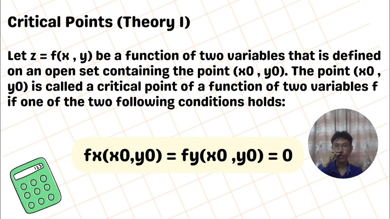 Differential and Integral Calculus of Functions of Several Variables - YouTube