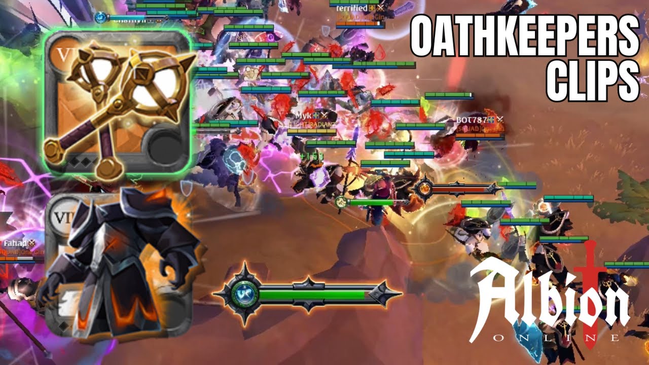 Oathkeepers Demon Armor Clips | Albion Online East - YouTube