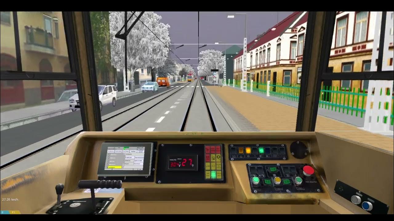 OPEN BVE BKK 12-es villamos Rákospalota,Kossuth utca-Angyalföld,kocsiszín - YouTube