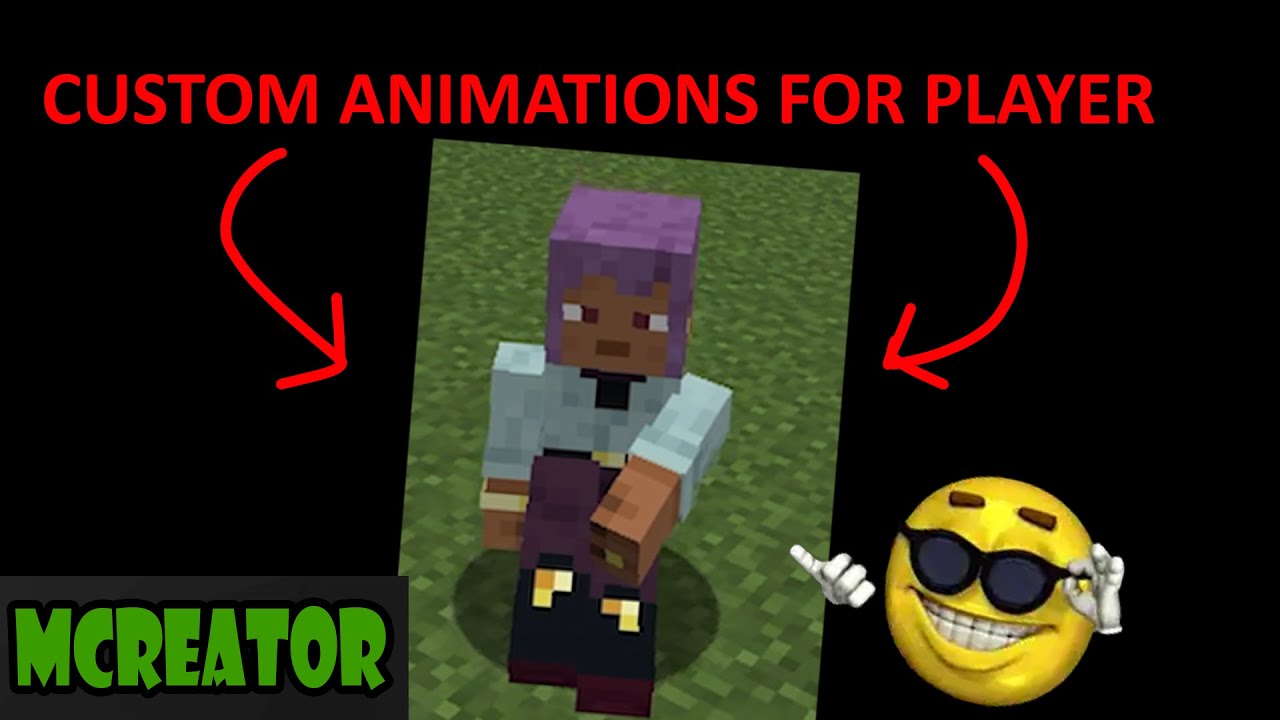 How to add CUSTOM Player Animations | MCREATOR - YouTube