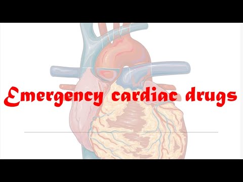 Emergency cardiac drugs|| emergency injections dosage and action in 2 ...