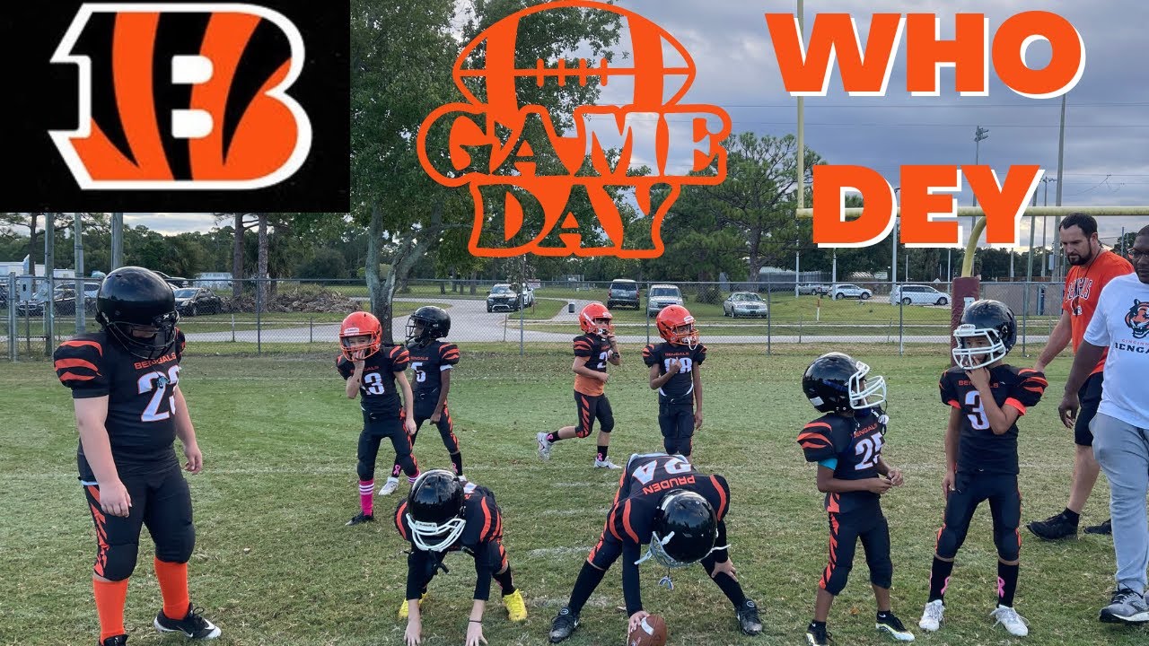Bengals lower wins! Pslaa game day! Youth football - YouTube