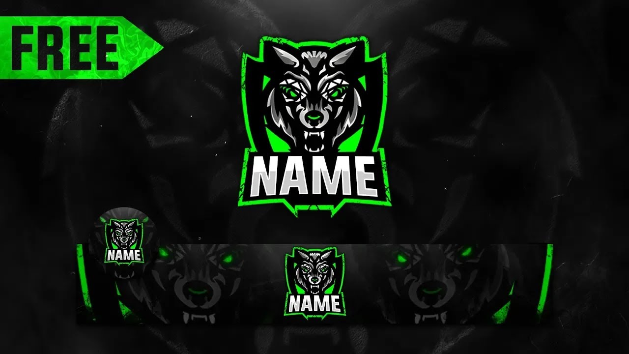 || FREE GAMING LOGO + AVATAR/BANNER TEMPLATE || PSD FORMAT || #3 - YouTube