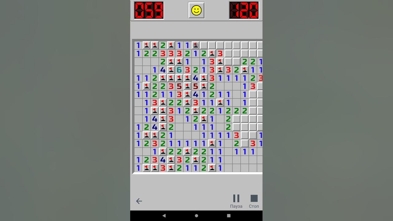 Minesweeper go. Expert. JZE 33.251 sec (16/11/23) - YouTube