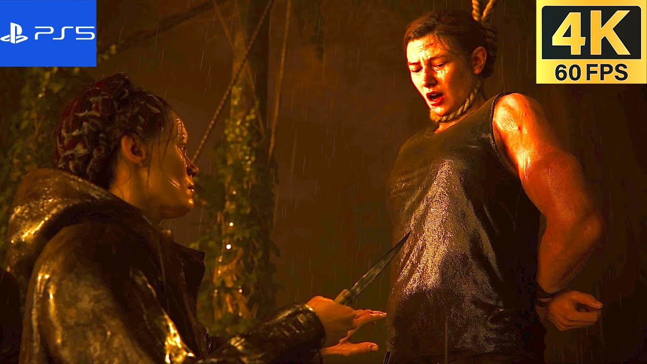 TLOU 2 Remastered Ps5 | Abby Experienced Death From Scars | Lev’s And ...