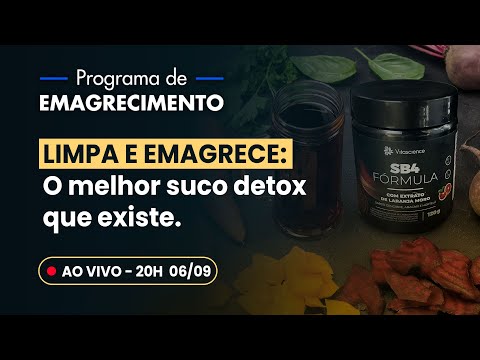 Limpa e EMAGRECE: O melhor suco detox que existe.