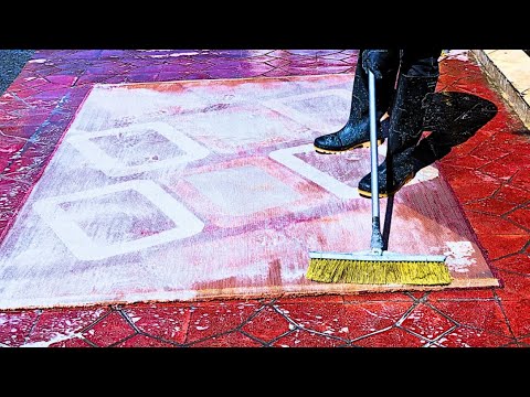 Utterly SHOCKED ! How Much DIRT And BURNS Was Actually In This Rug ...