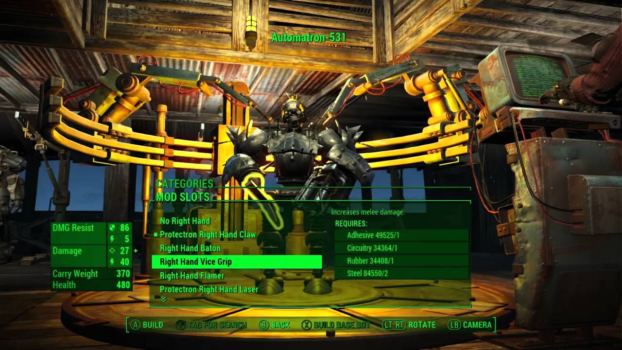 Fallout 4 DLC: Automatron - Building a Badass Robot Companion! - YouTube