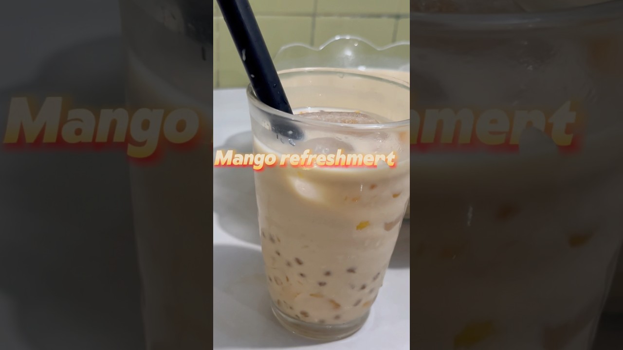 Mango refreshment for this summer! #foodie #refreshmentdrink # ...