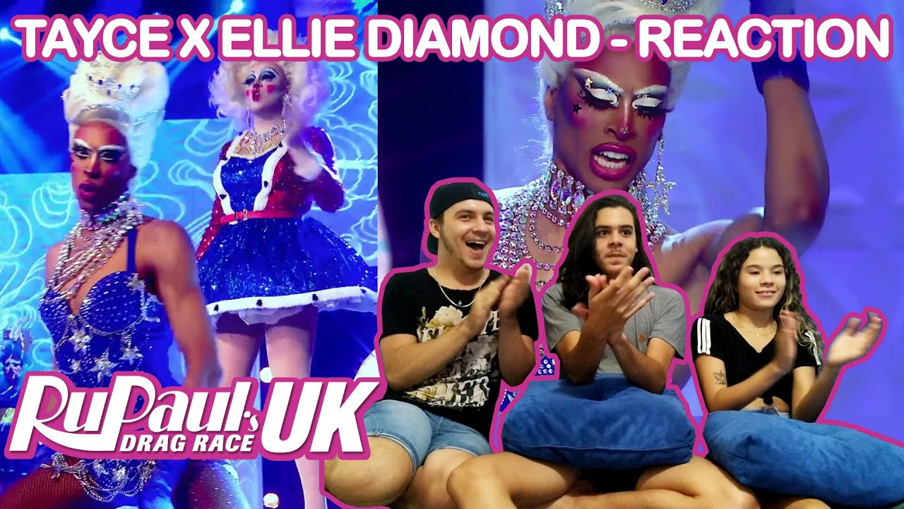 Tayce X Ellie Diamond - BRAZIL REACTION - RuPaul's Drag Race UK ...