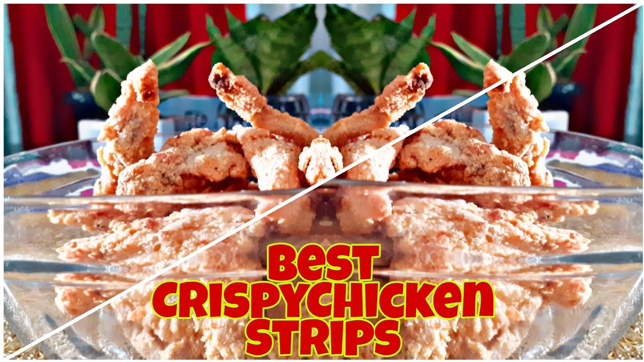 BEST CRISPY CHICKEN STRIPS || Quick and Easy to Make || MOMMY Ai vlog ...