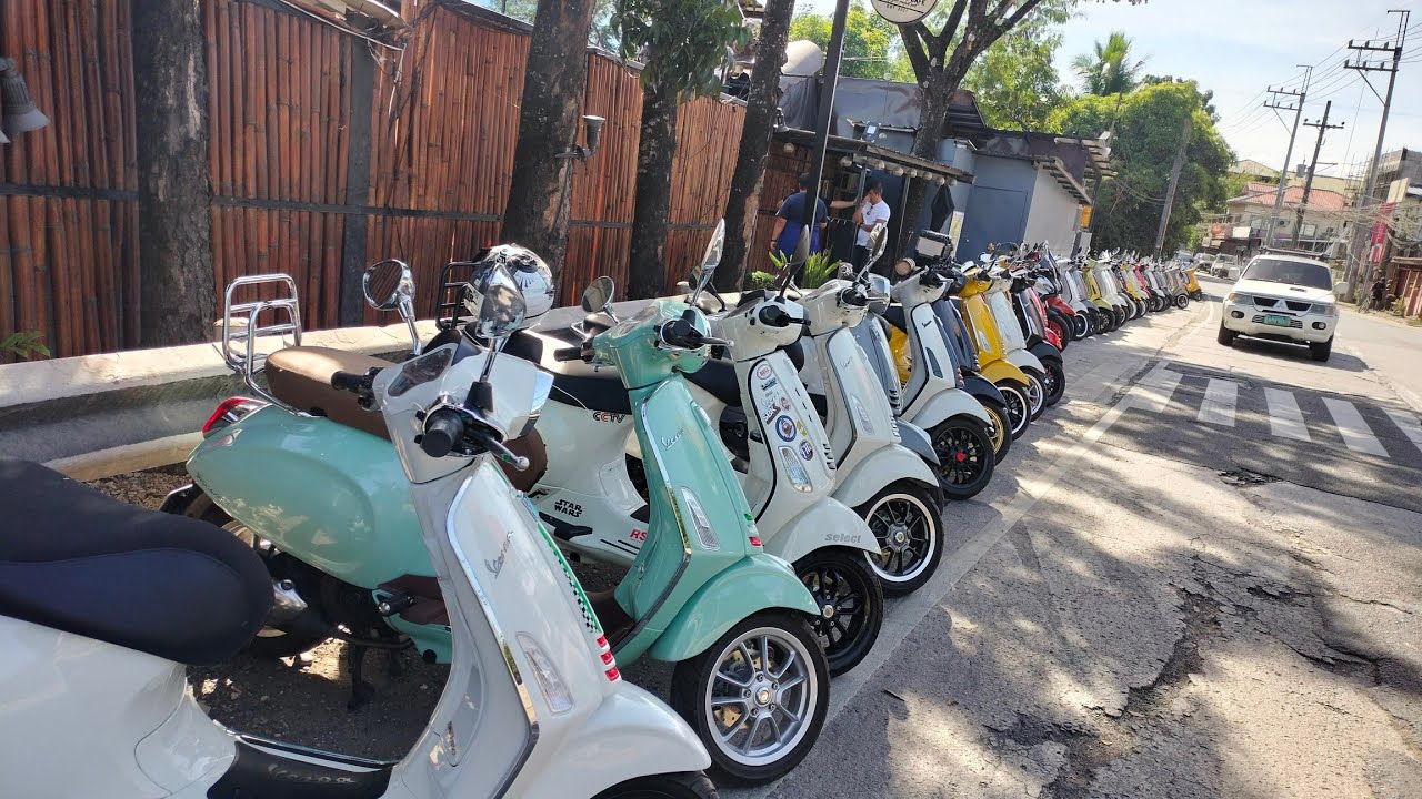 My First Vespa Group Ride - YouTube