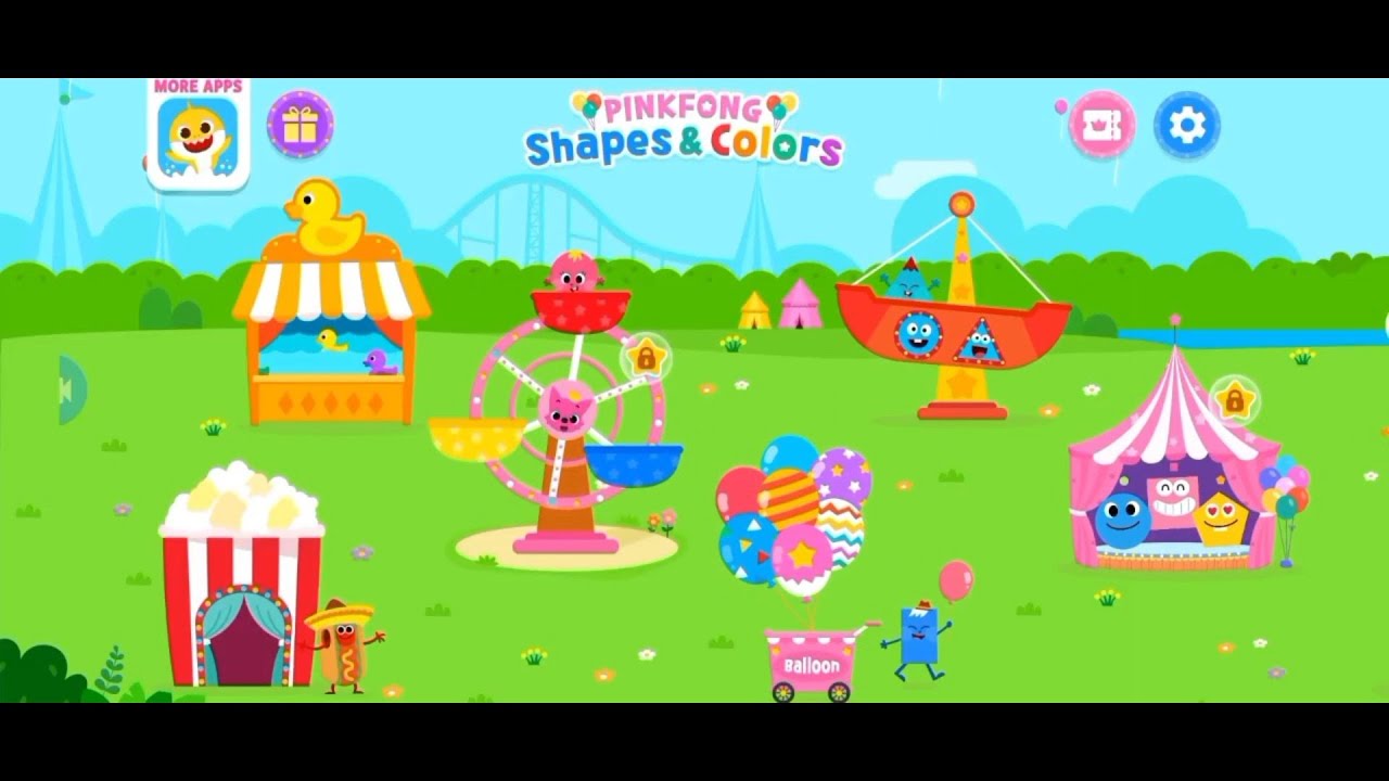 PinkFong : Shapes & Colors 'Gameplay' - YouTube