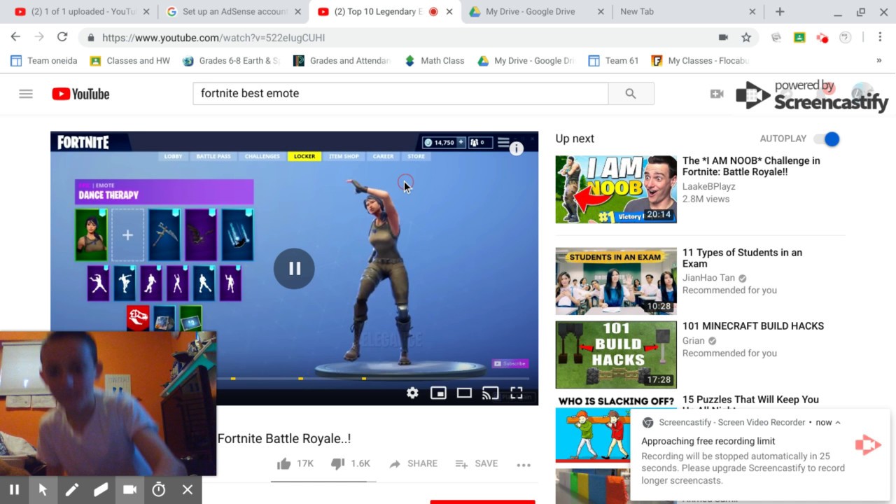[Total Cringe] Fortnite Emote Dance Challenge - YouTube