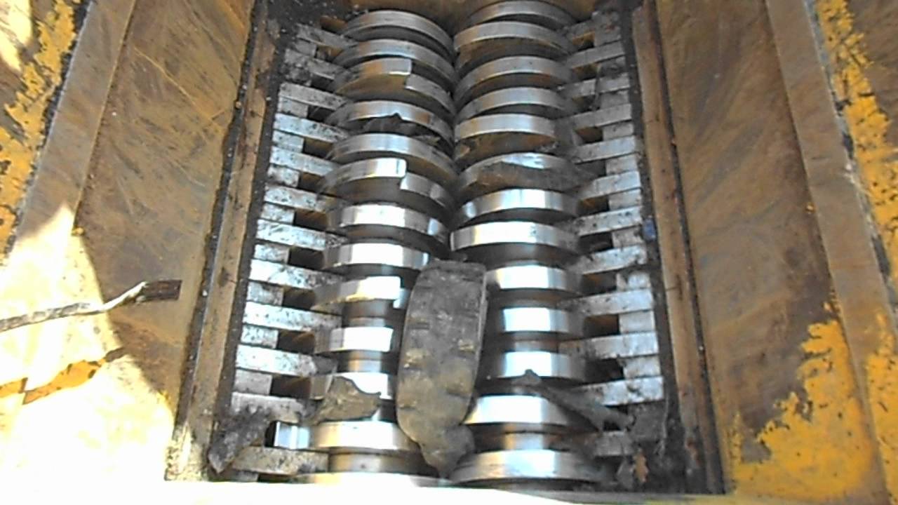 trituratore / shredder for used pneumatic.AVI - YouTube