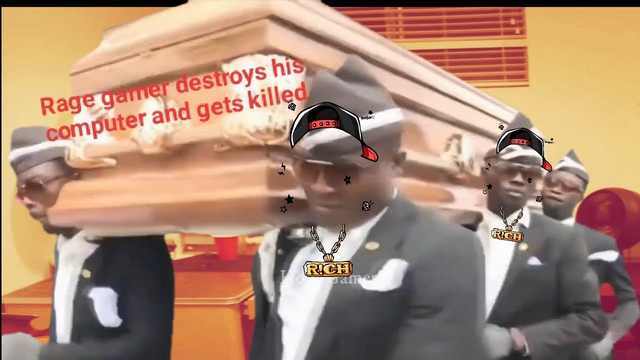 Rage gamer smashes his computer and himself too... - YouTube