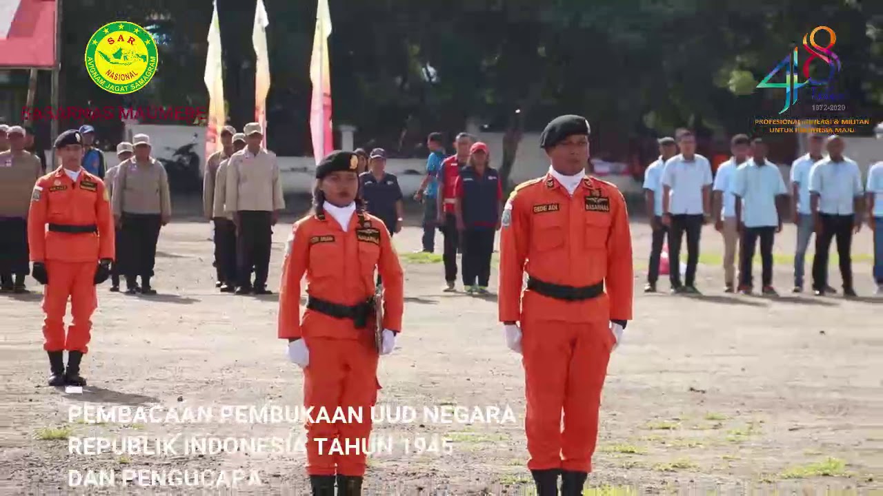 HUT Basarnas Ke-48 Tahun 2020 oleh Kantor SAR Maumere - YouTube