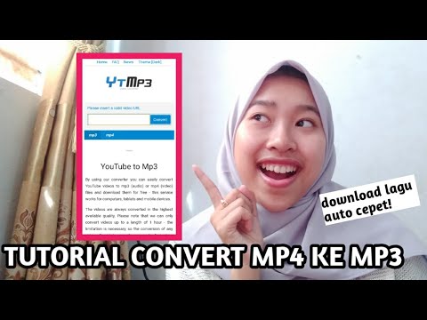 CARA MERUBAH MP4 MENJADI MP3 TANPA APLIKASI - YouTube