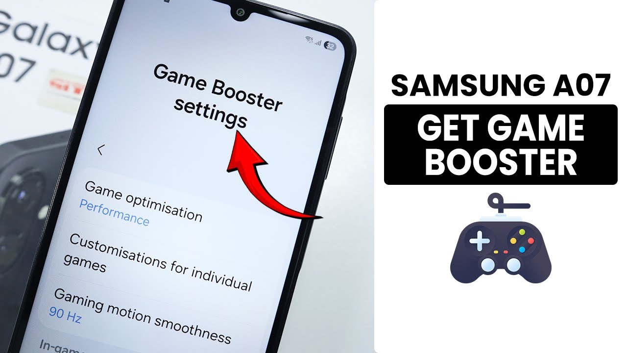How to Get Game Booster on Samsung A07 - Game Booster Settings - YouTube