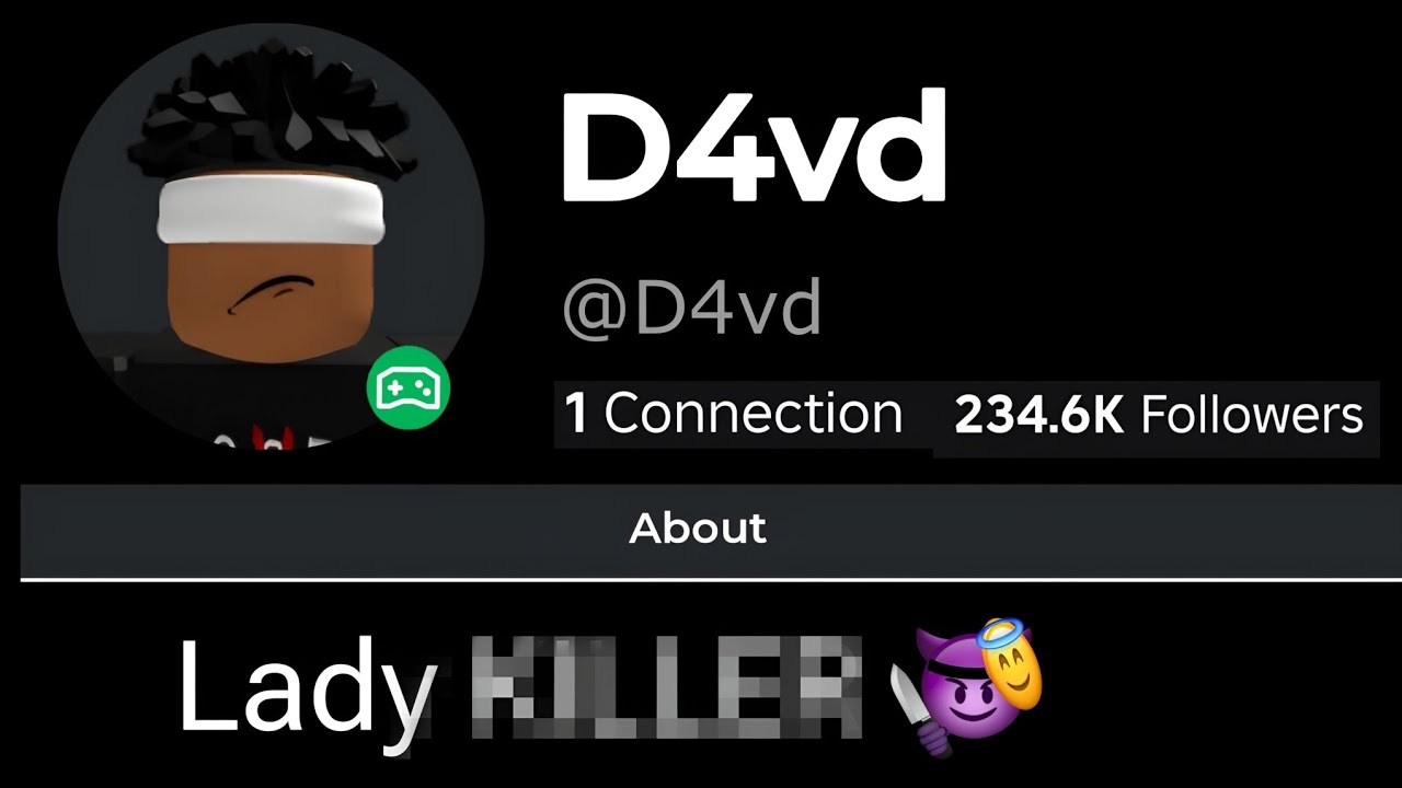 D4VD EXPOSED ON ROBLOX? 💀 - YouTube