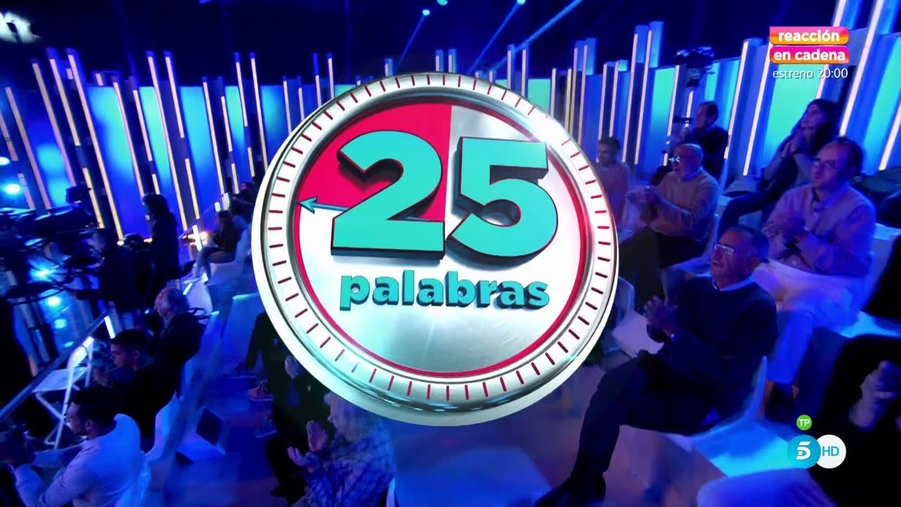 Cabecera - 25 Palabras (TeleCinco) - YouTube