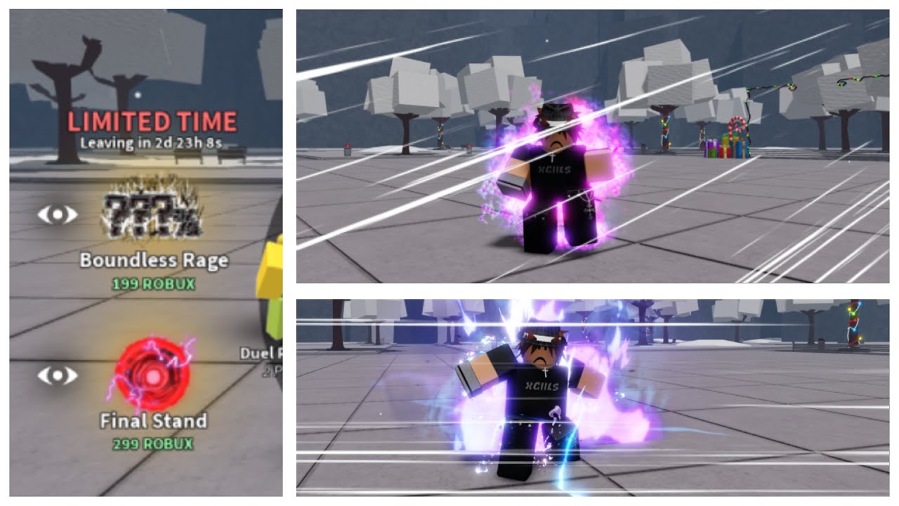 Boundless Rage & Final Stand Showcase In The STRONGEST BATTLEGROUNDS ...