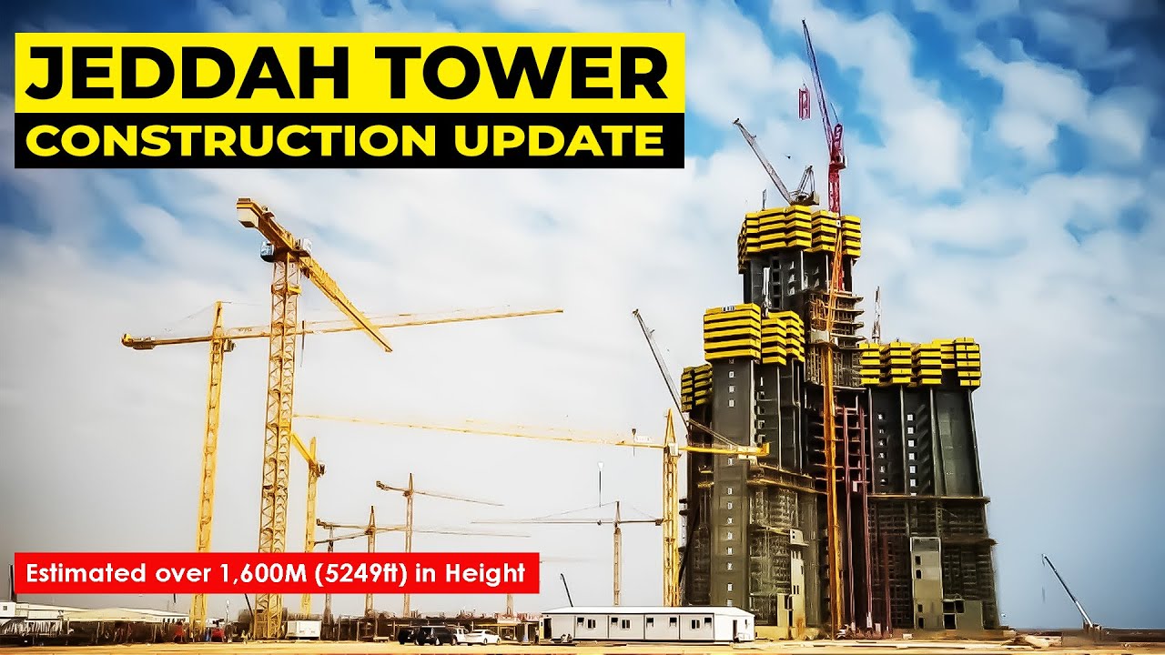 Dubai Jeddah Tower Resumes Building 1Km High Skyscraper! - YouTube