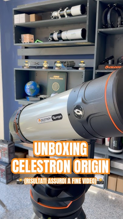 Unboxing Telescopio Celestron Origin #staroptics #unboxing #astronomia #asmr #celestron #deepsky ...