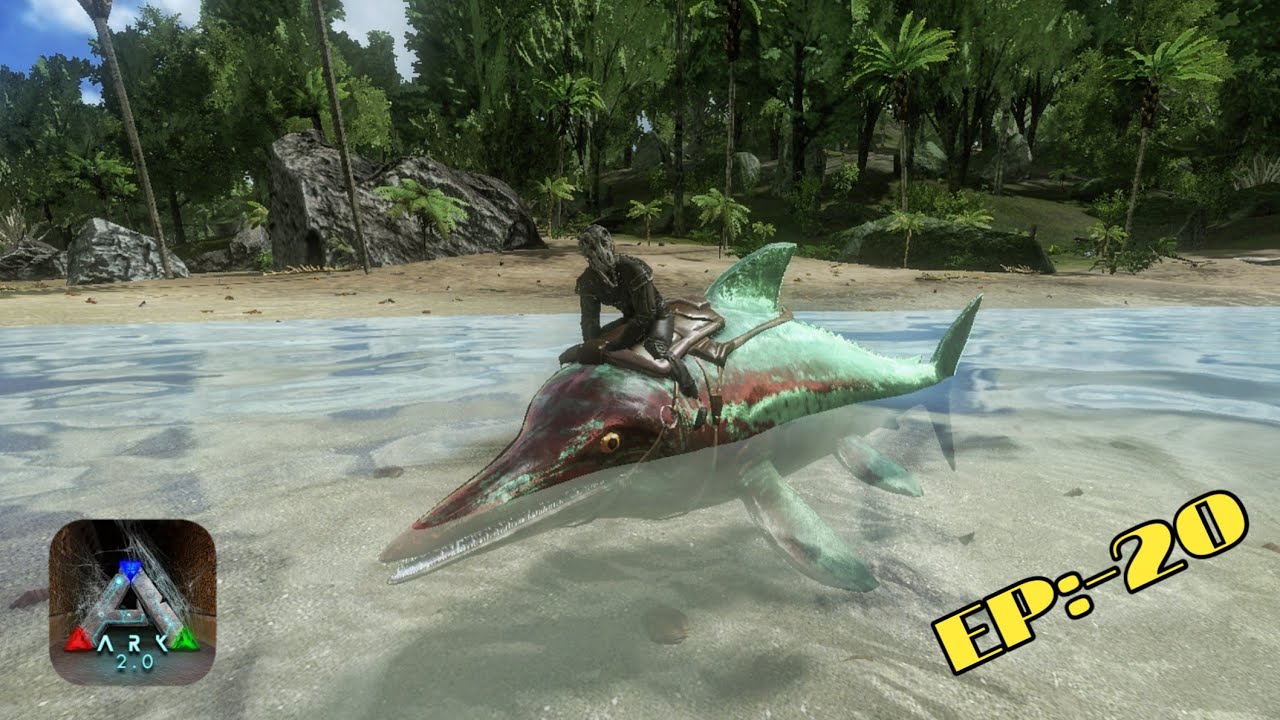 I Taming Max Level Ichthyosaurus || ARK MOBILE || Solo Adventure || EP ...
