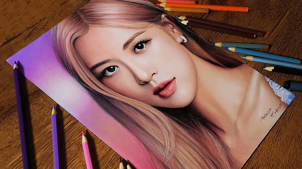 Drawing Rosé: BLACKPINK - YouTube