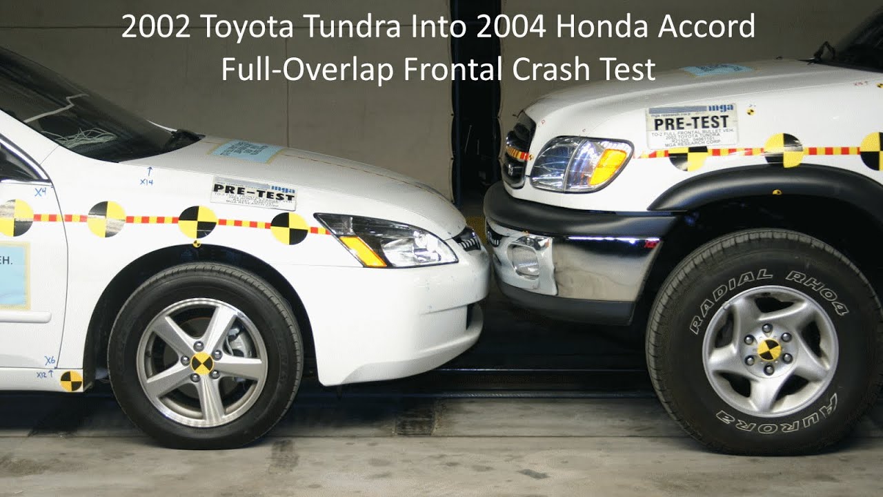 2002 Toyota Tundra Access Cab Into 2004 Honda Accord Full-Overlap ...