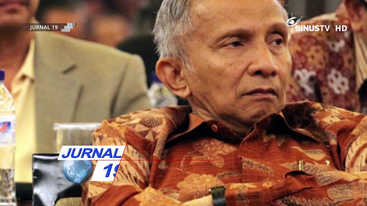 [Headline] Hanafi Rais Bantah Kehadiran Amien Rais dalam Demo Protes ...