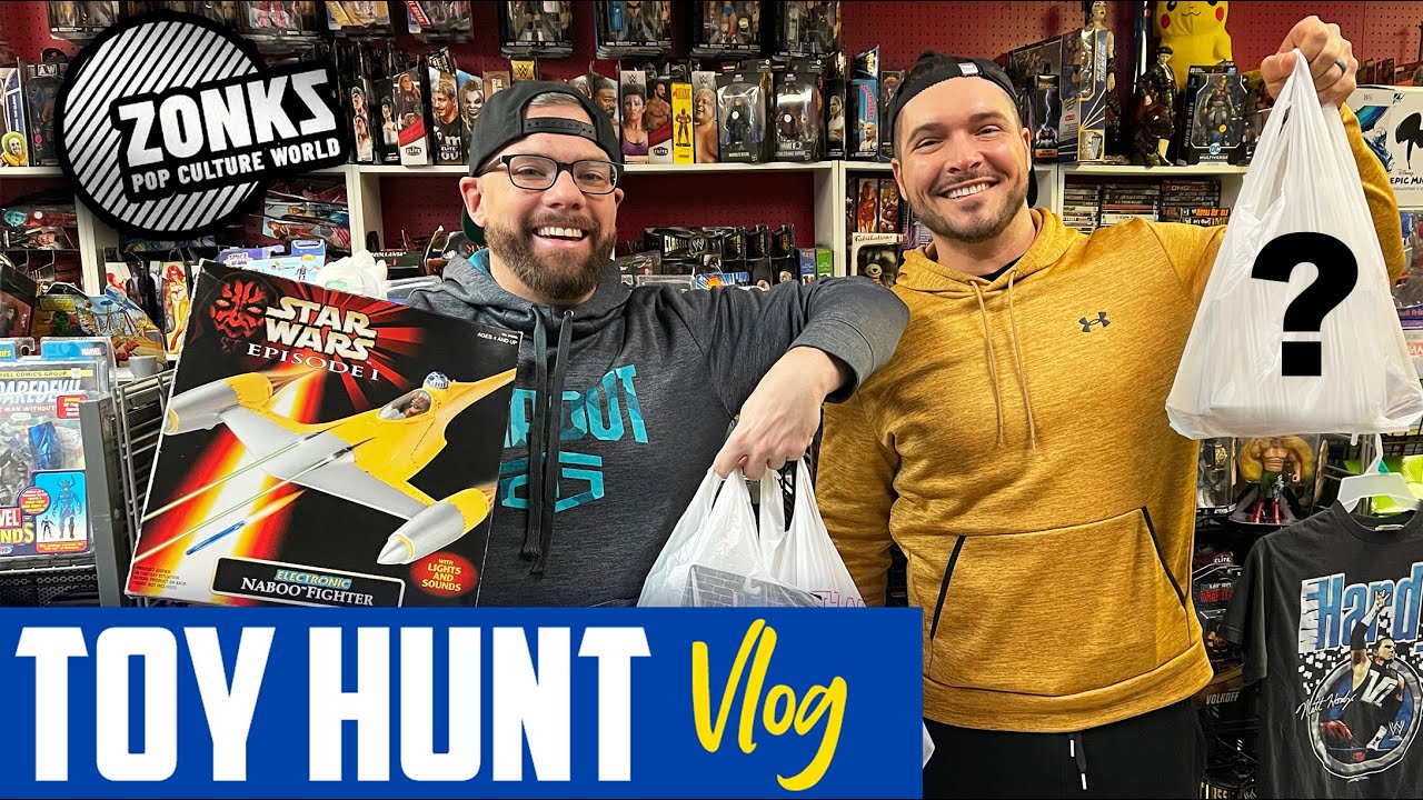 Toy Hunt Vlog • Ethan Page & Smart Mark Sterling • Zonk's Pop Culture ...