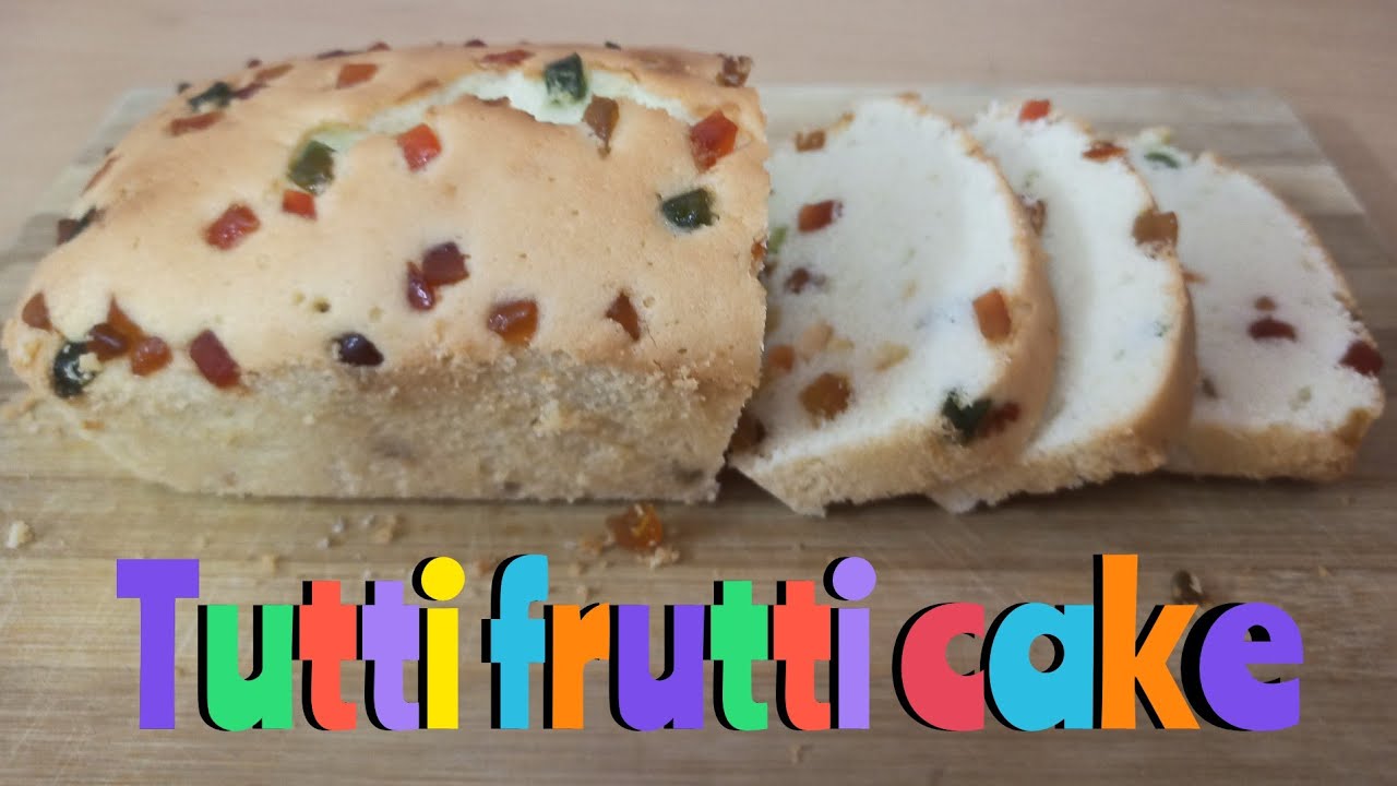 Tutti frutti cake recipe ~ bakery style dry fruit cake ~ christmas cake ...