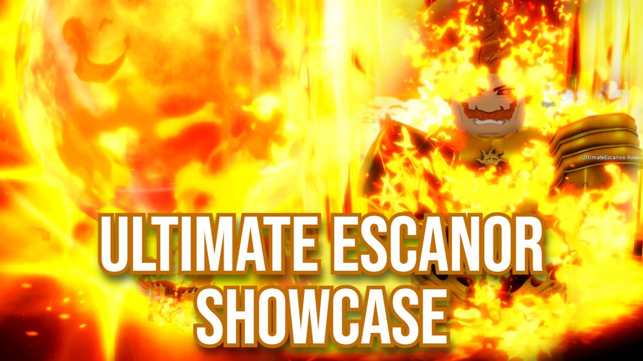 Ultimate Escanor Showcase + How To Get It | Anime Spirits - YouTube