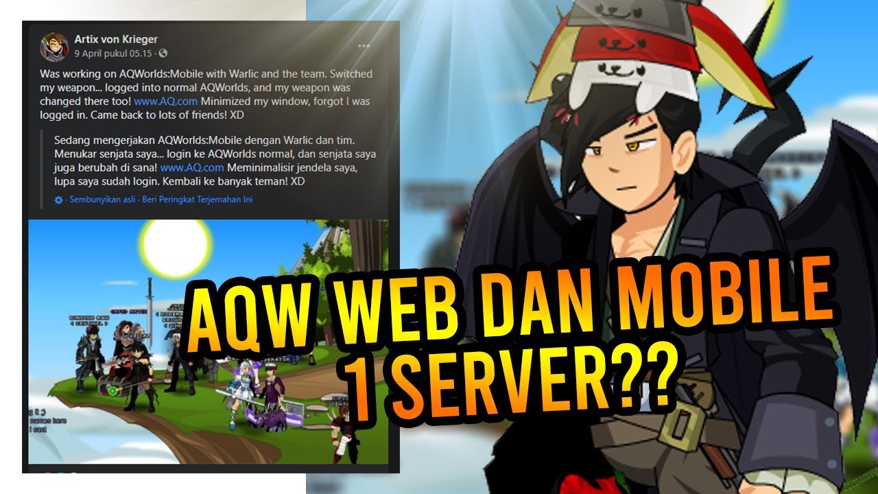 Aqw Indonesia Update Progres Terbaru Aqw Mobile Youtube