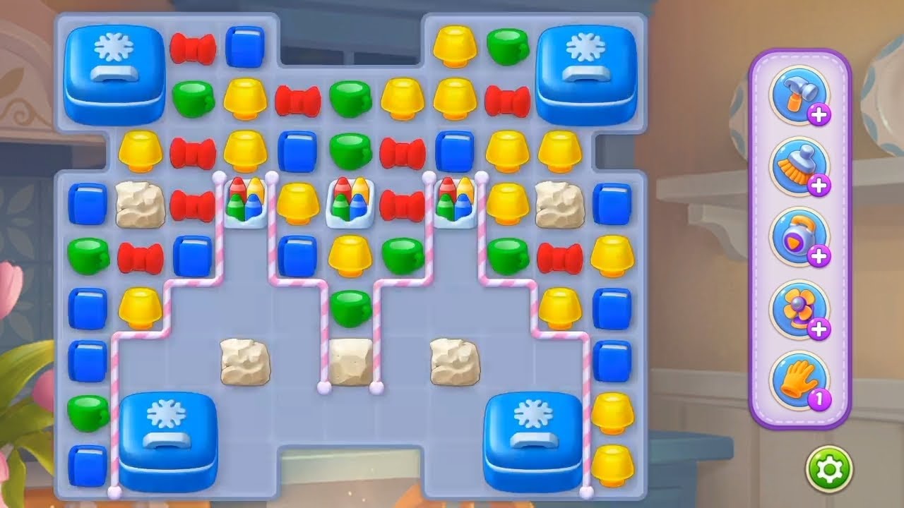 homescapes level 8117 | homescapes hard level - YouTube