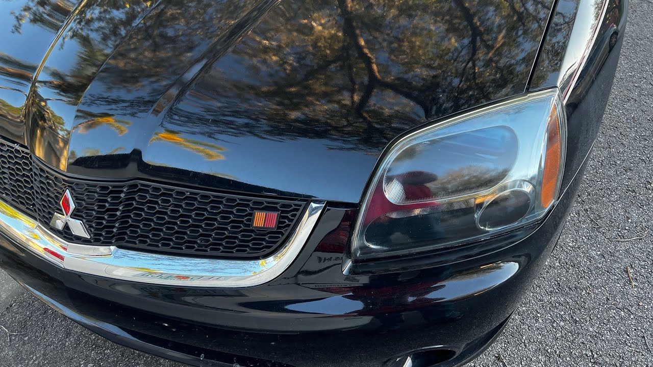 07 galant ralliart 3.8L updated and head light Restore - YouTube