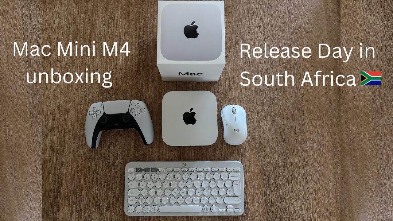 Mac Mini M4 16GB base model. Unboxing. Release Day in South Africa ...