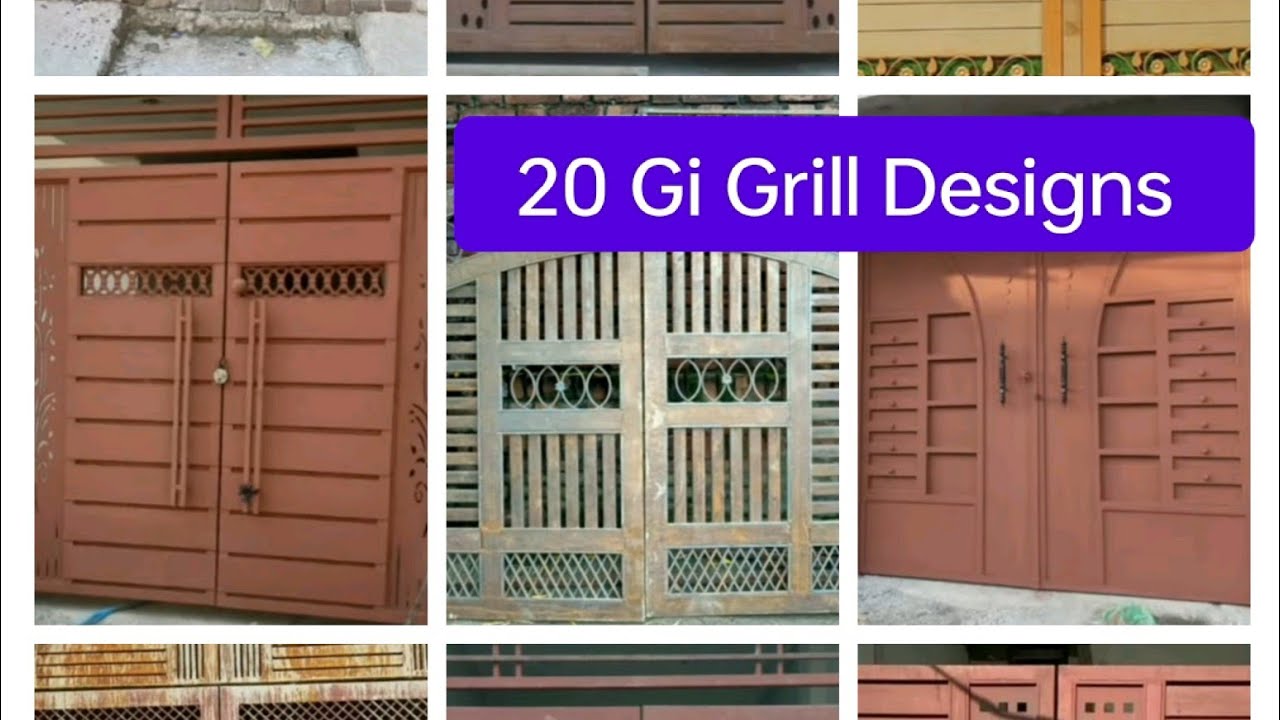 Simple Gi Grill Designs. | 20 Gi Grill Design #trending - YouTube