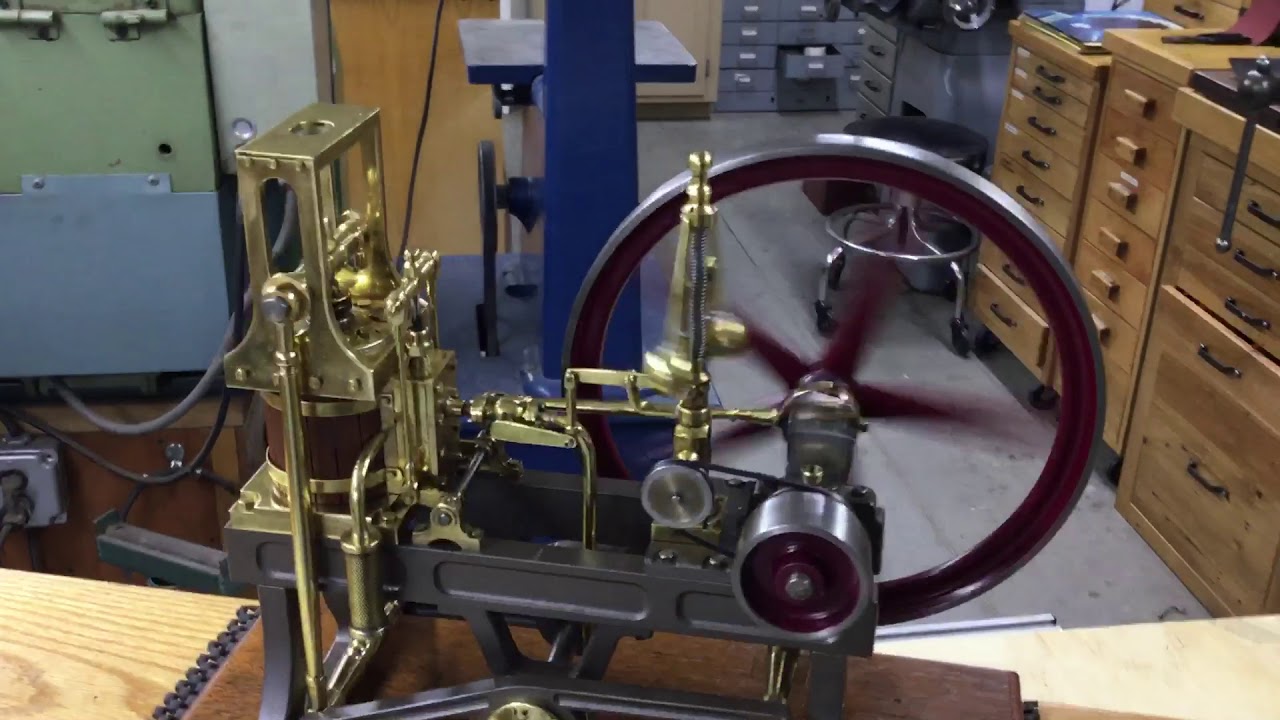 Inverted Walking Beam Steam Engine - YouTube