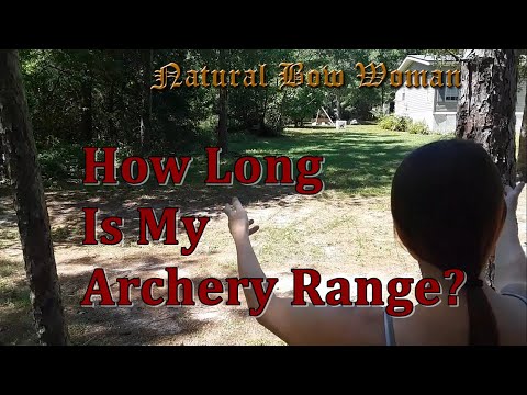 What is the distance of my archery shooting range ? Backyard ...