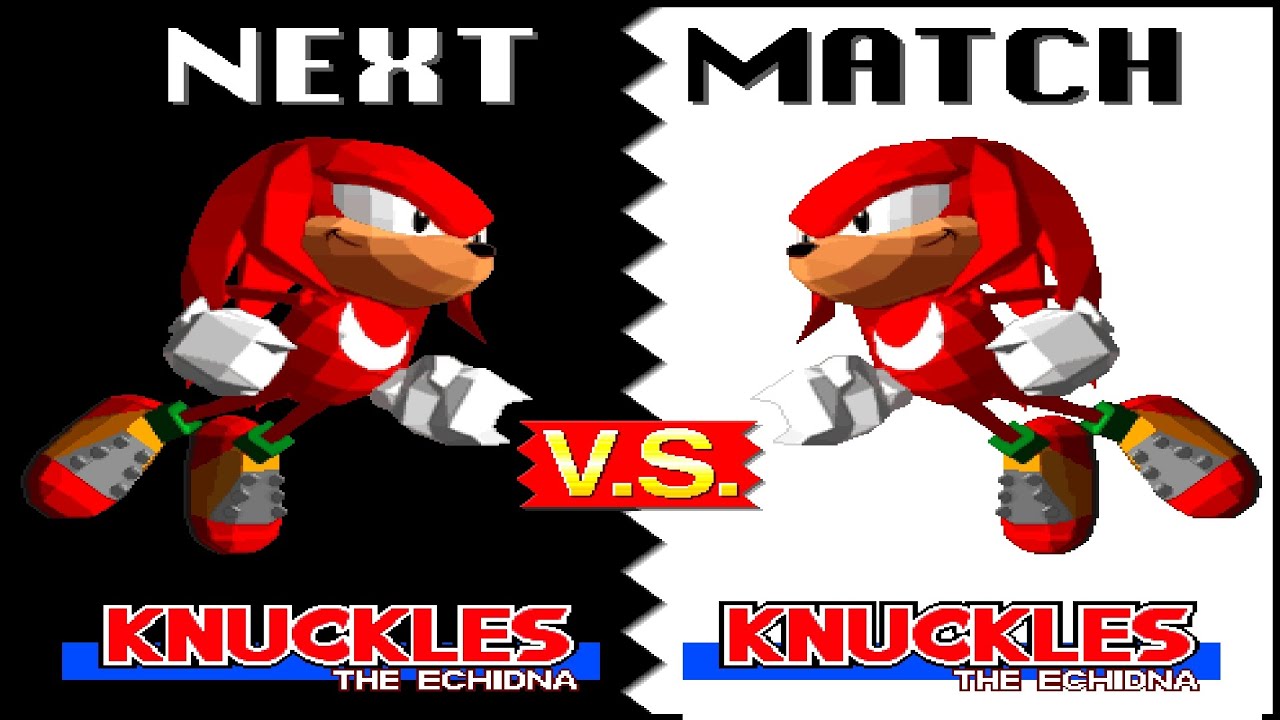 Knuckles VS Clone Knuckles - Sonic The Fighters - YouTube